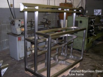 Stainless Steel 4 – Polished Tube Frame – www.palatinewelding.com