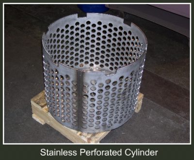 Stainless Steel 2 – Perforated Cylinder – www.palatinewelding.com